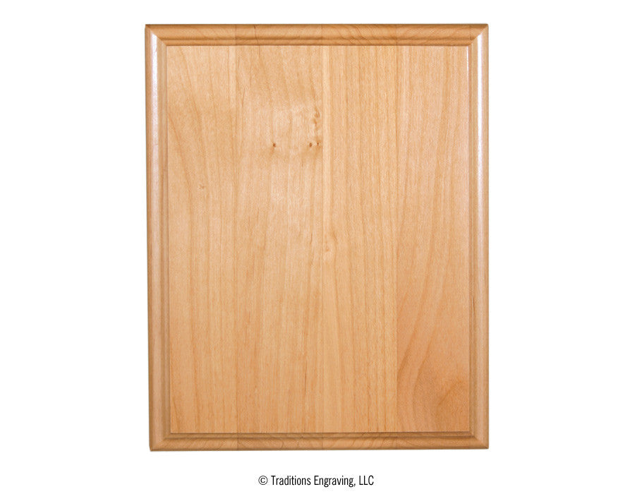 Red Alder Plaque – Traditions Engraving