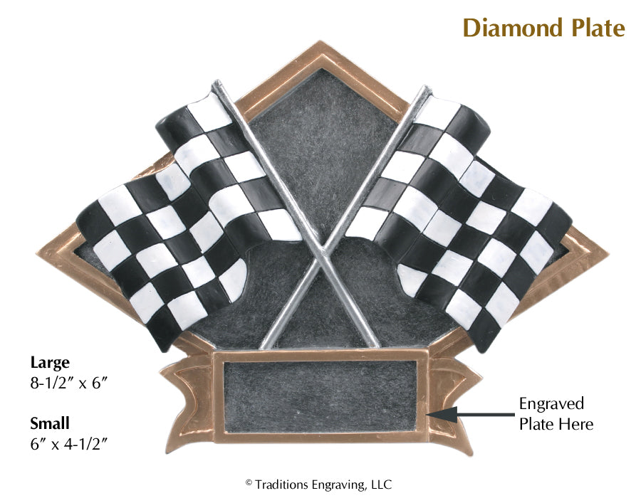 Black And White Checkered Diamond